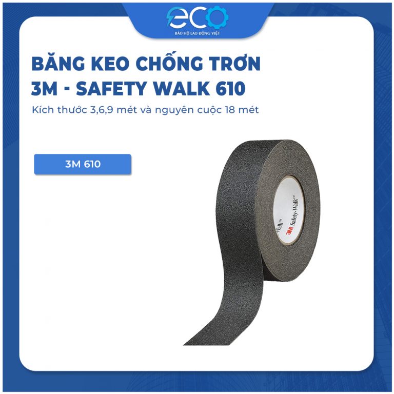 Băng dính chống trơn trượt 3M Safety Walk 610
