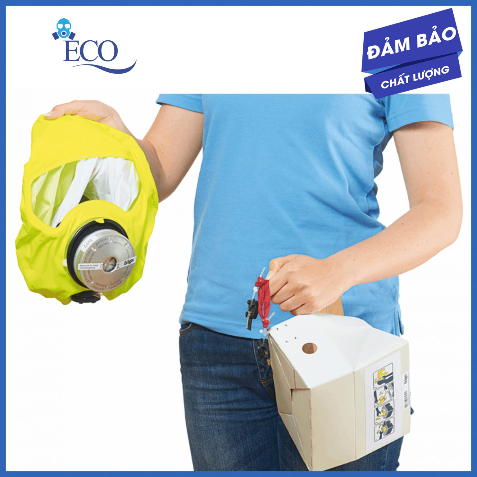 Mũ trùm thoát hiểm/ chống ngạt khói/ mặt nạ phòng độc chống cháy ...