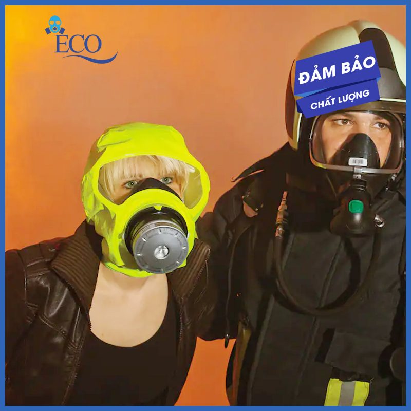 Mũ trùm thoát hiểm chống ngạt khói. Mặt nạ phòng độc chống cháy Draeger ...