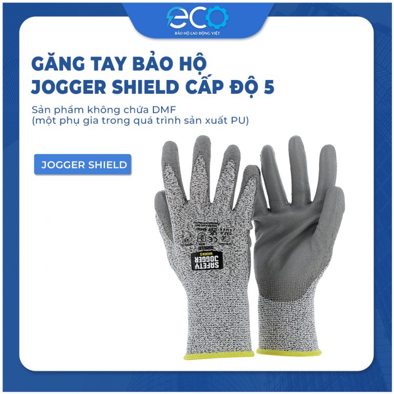 Găng tay chống cắt cấp độ 5 Jogger Shield cho thợ cơ khí, lắp đặt, nhôm ...